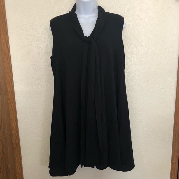 French Connection | Dresses | French Collection Black Sleeveless Tie ...